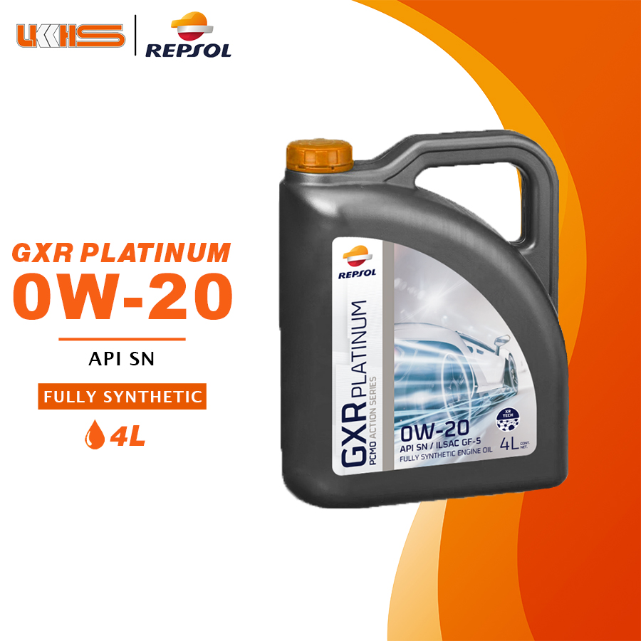 REPSOL GXR PLATINUM 0W-20 API SN 4L